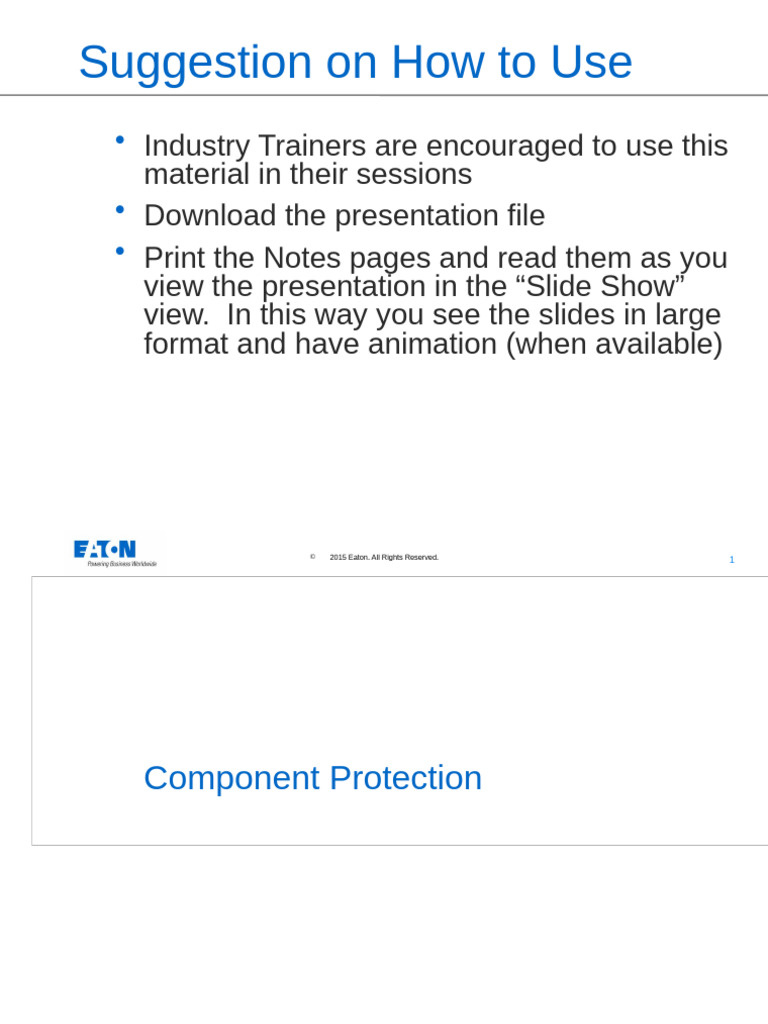 Bus Ele TR Component Protection | PDF | Relay | Fuse (Electrical)