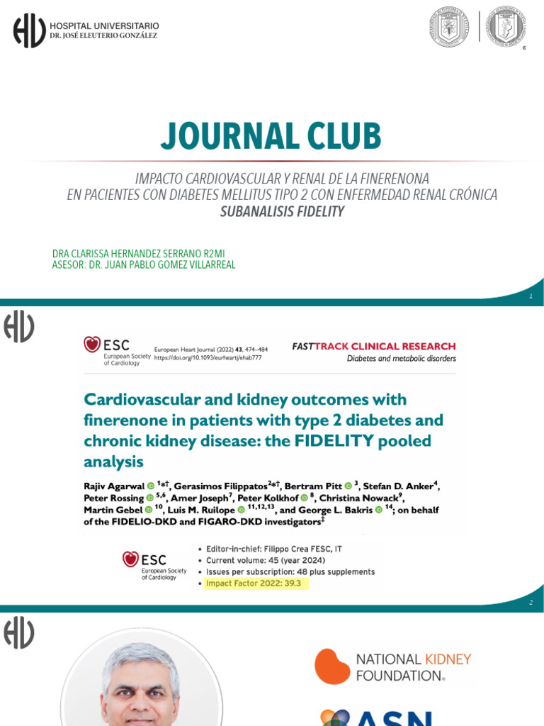 FIDELITY Pooled Analysis Ppt 2 | PDF | Insuficiencia cardíaca | Diabetes