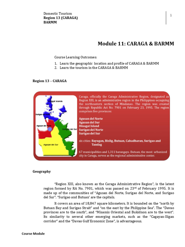 Explore CARAGA & BARMM Tourism Guide | PDF | Foods | Cuisine