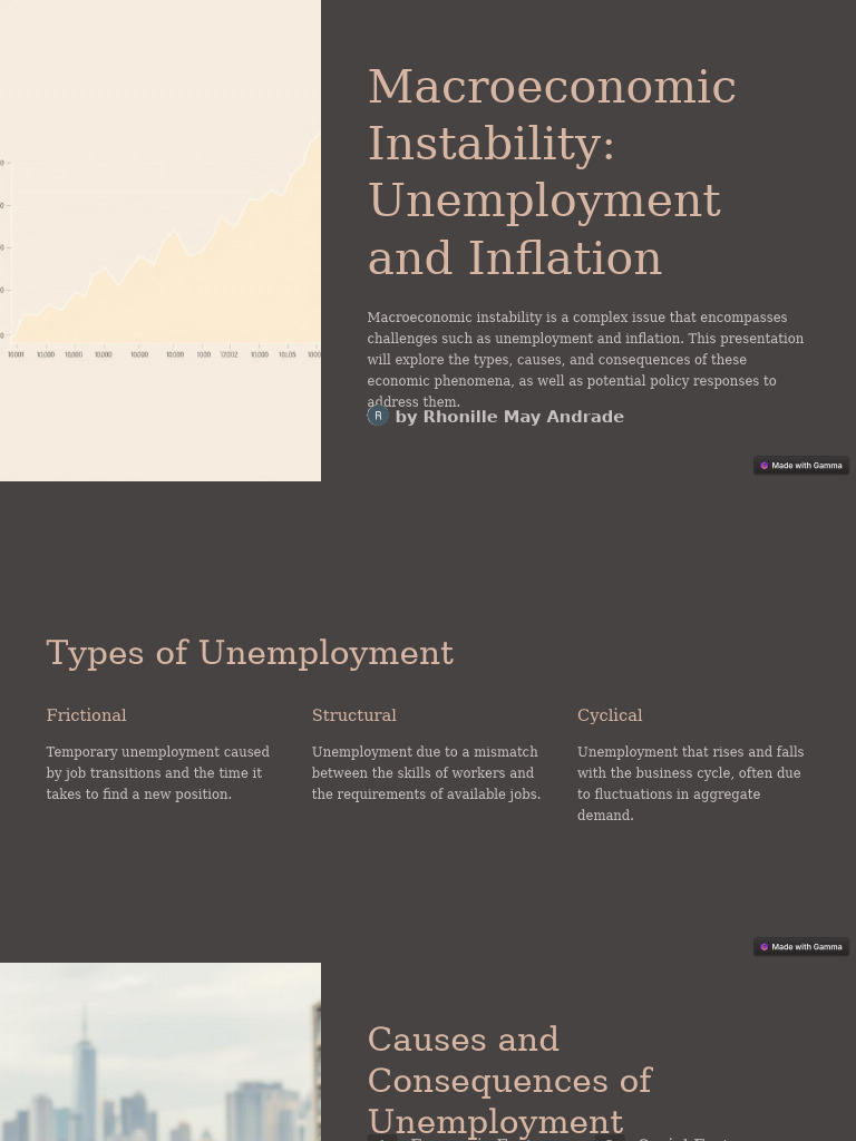 Unemployment and Inflation Overview | PDF | Unemployment | Inflation