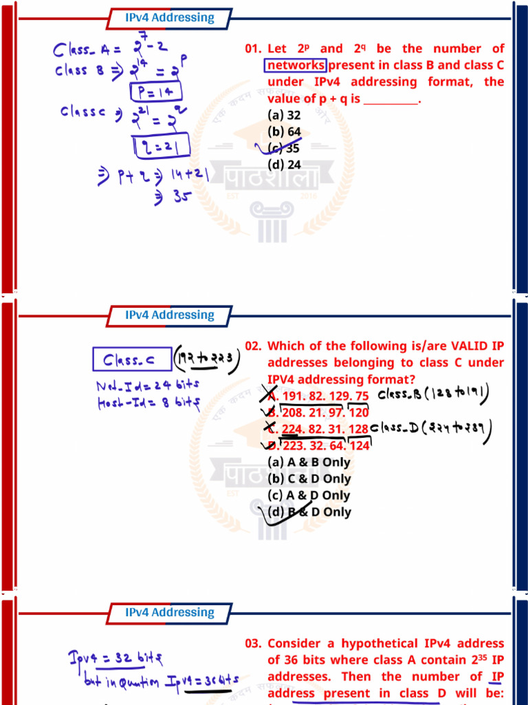 34MCQIPv4 (Part1) 15263 15263860908 | PDF