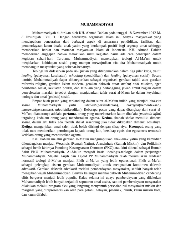 File PPT Muhammadiyah | PDF