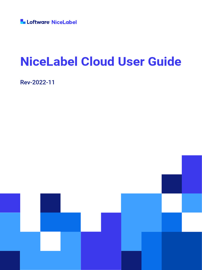 NiceLabel_Cloud_10-3-pdf-en | PDF | Cloud Computing | Databases