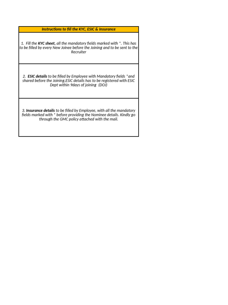 KYC Check List - Revised v1.0 Update | PDF