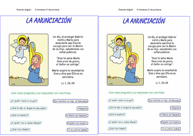 La Anunciacion | PDF