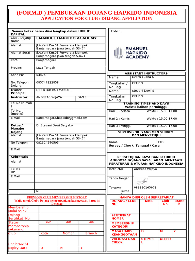 FORM D TO REGISTER DOJANG (2) (1) | PDF