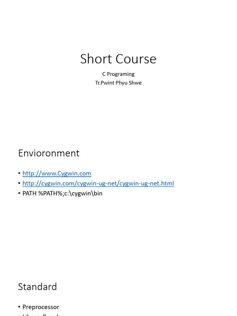 C Uptoweek3 Pdf Integer Computer Science Pointer Computer Programming