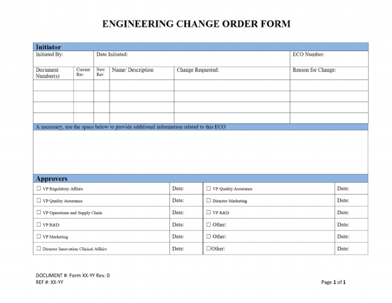 ECO Form-Template | PDF