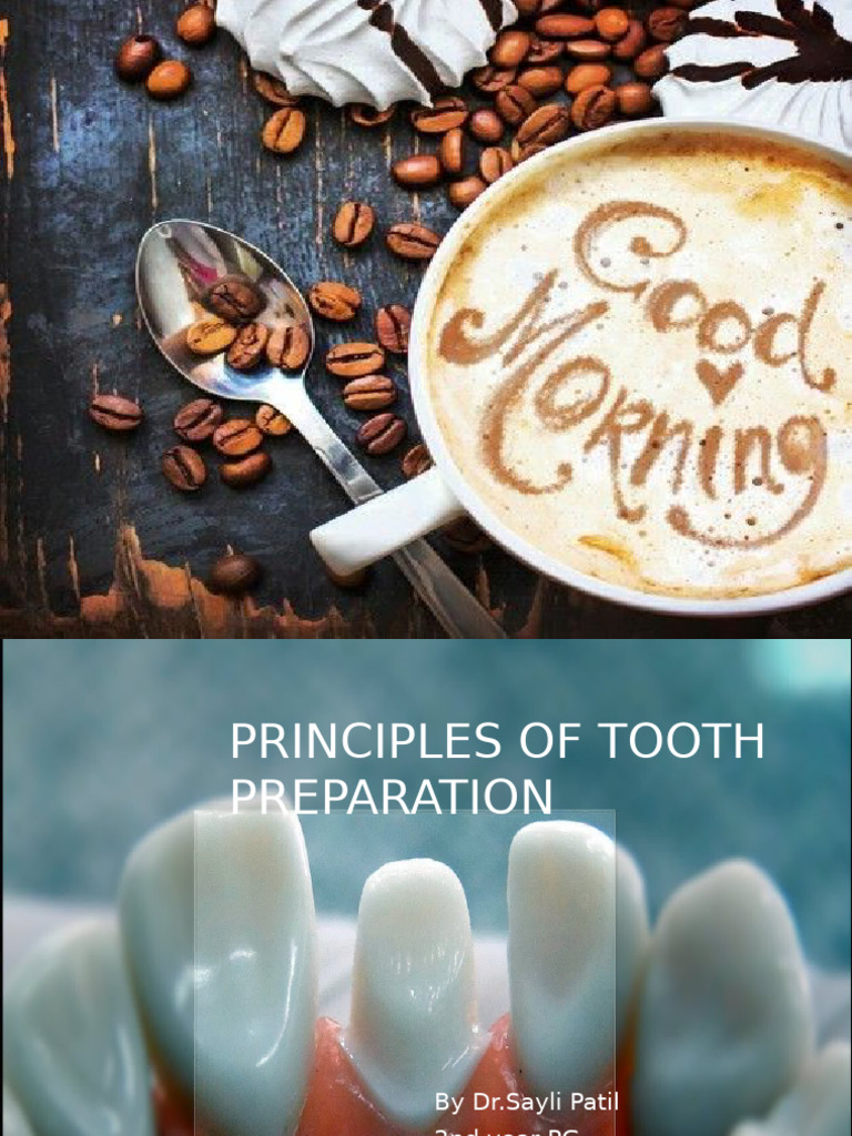 Principles of Tooth Preparation | PDF | Human Tooth | Mouth