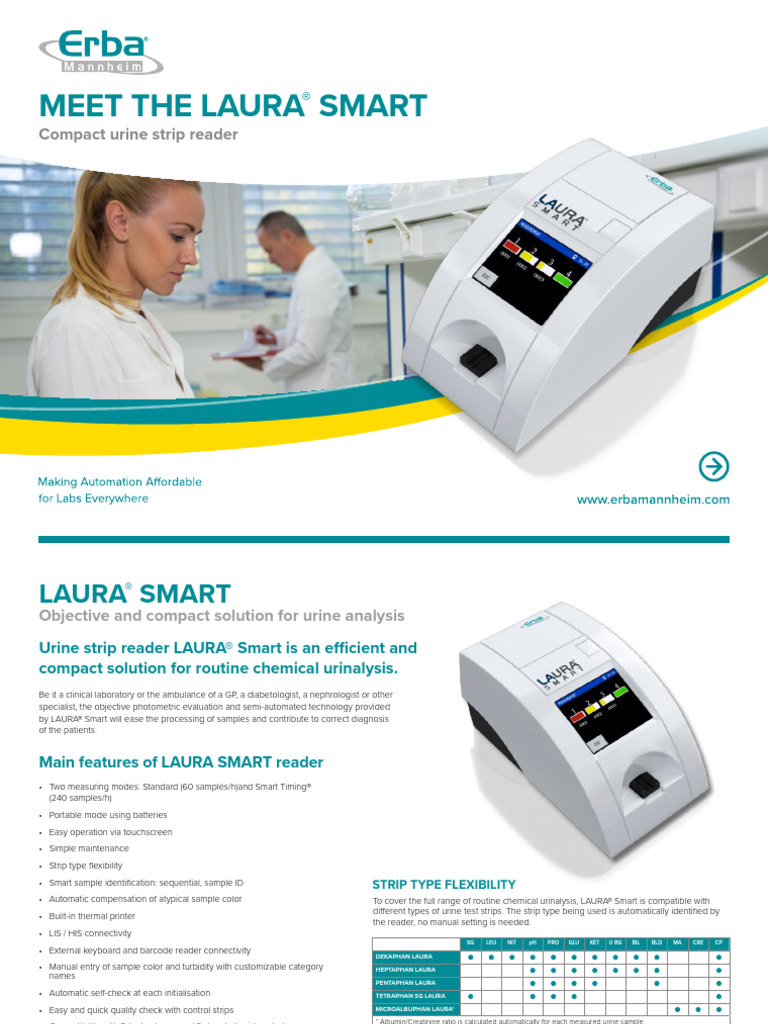 Erba LAURA Smart Brochure WEB | PDF | Calibration