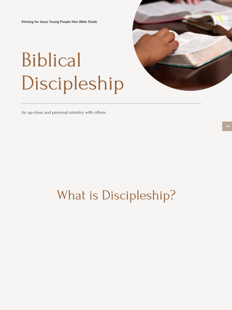 Biblical Discipleship (Intro - Chapter1) - 20241212 - 112344 - 0000 | PDF