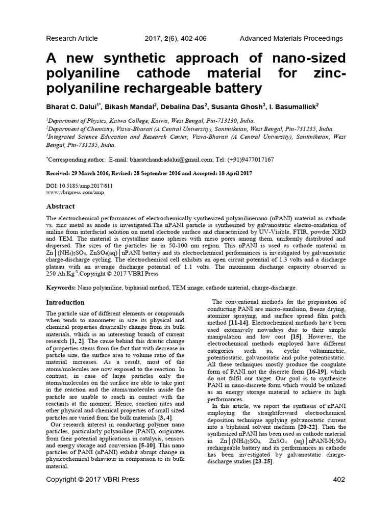 A_New_Synthetic_Approach_Of_Nano_sized_P | PDF | Physical Chemistry ...