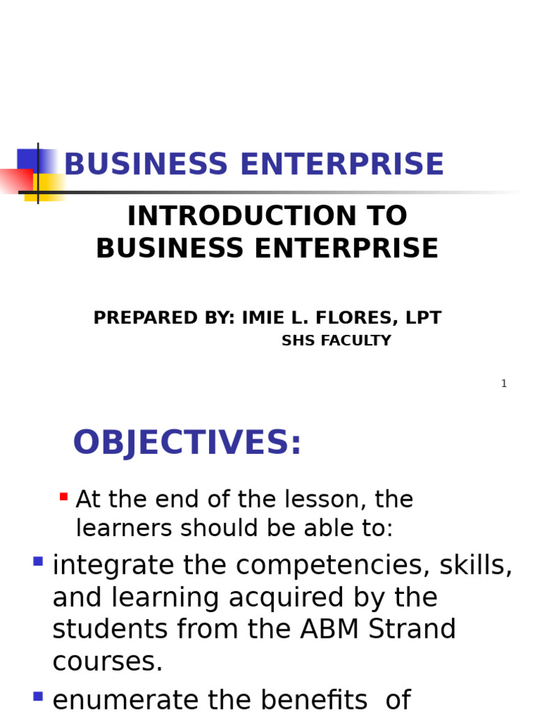 Business Enterprise | PDF | Simulation | Learning