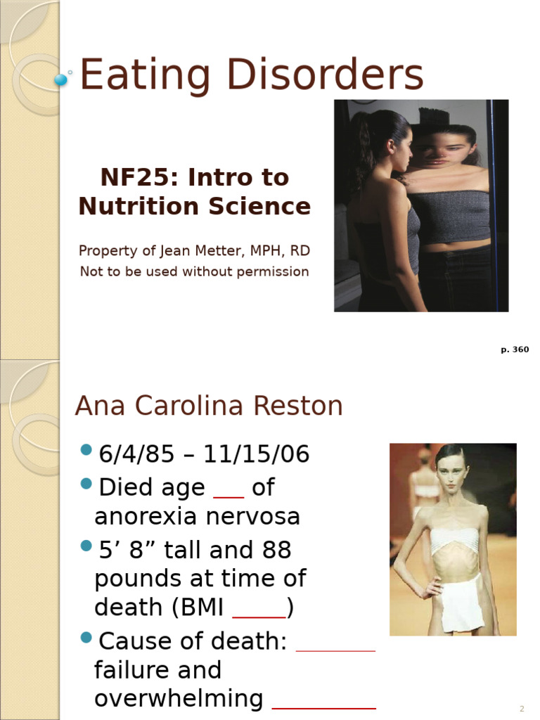 #14 Eating Disorders With Blanks | PDF | Eating Disorder | Anorexia Nervosa