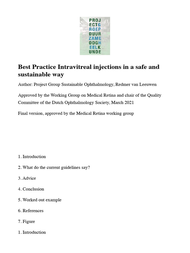 Best Practices for Safe IV Injections | PDF | Surgery | Clinical Medicine