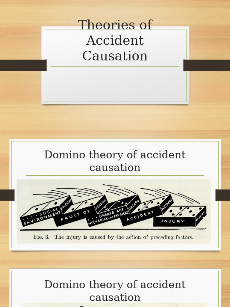 Theories of Accident Causation | PDF