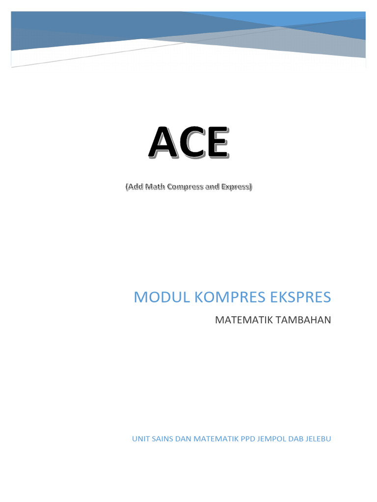 Modul Ace Add Math Set 2 | PDF
