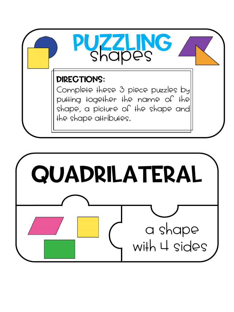 2D Shape Puzzle | PDF