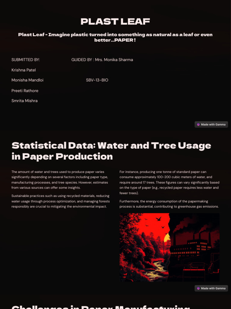 Plast Leaf 2 | PDF | Paper | Plastic