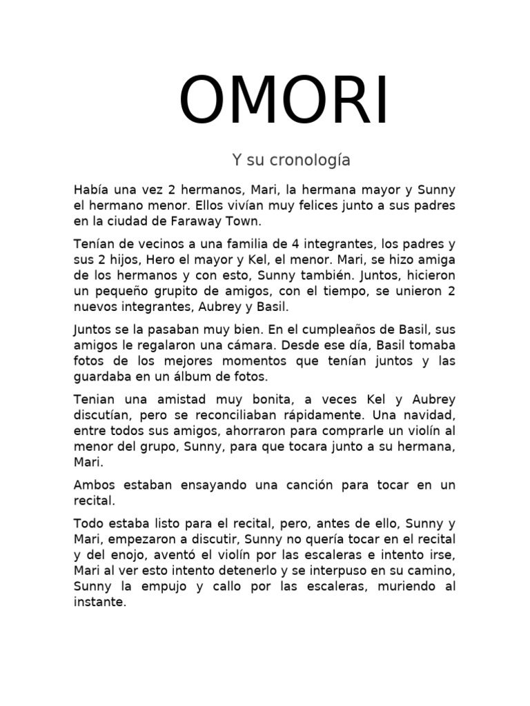 OMORI | PDF
