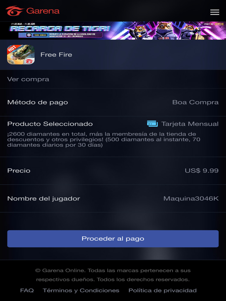 Garena Topup Center | PDF