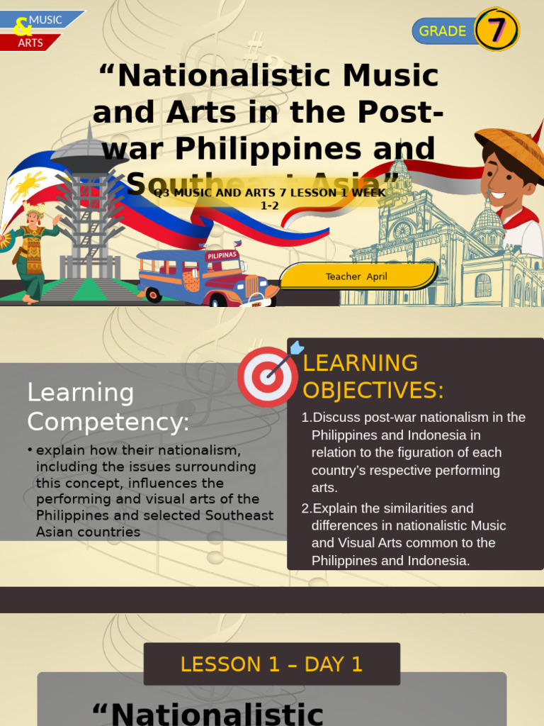 q3 PPT - Music Arts 7 - Lesson 1 - Week 1-2 | PDF