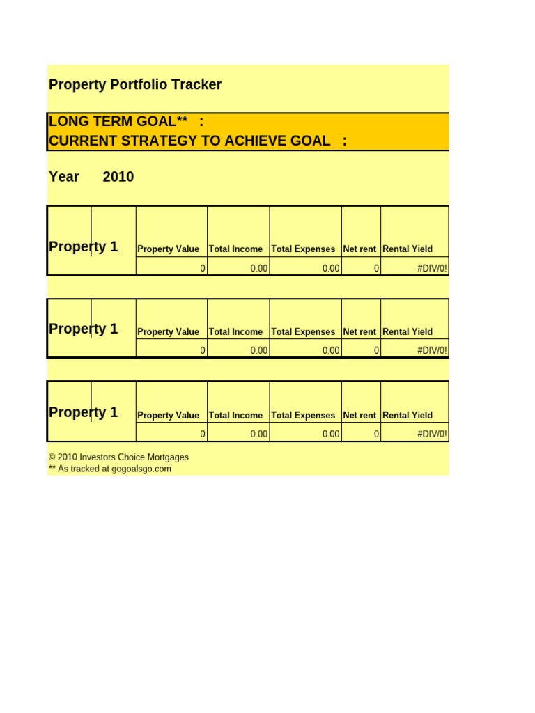 Property Portfolio Expense Tracker | PDF | Expense | Depreciation