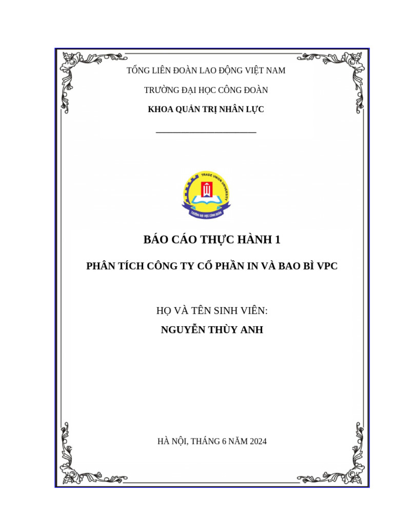 TH1 Nguyễn Thùy Anh QN15D | PDF