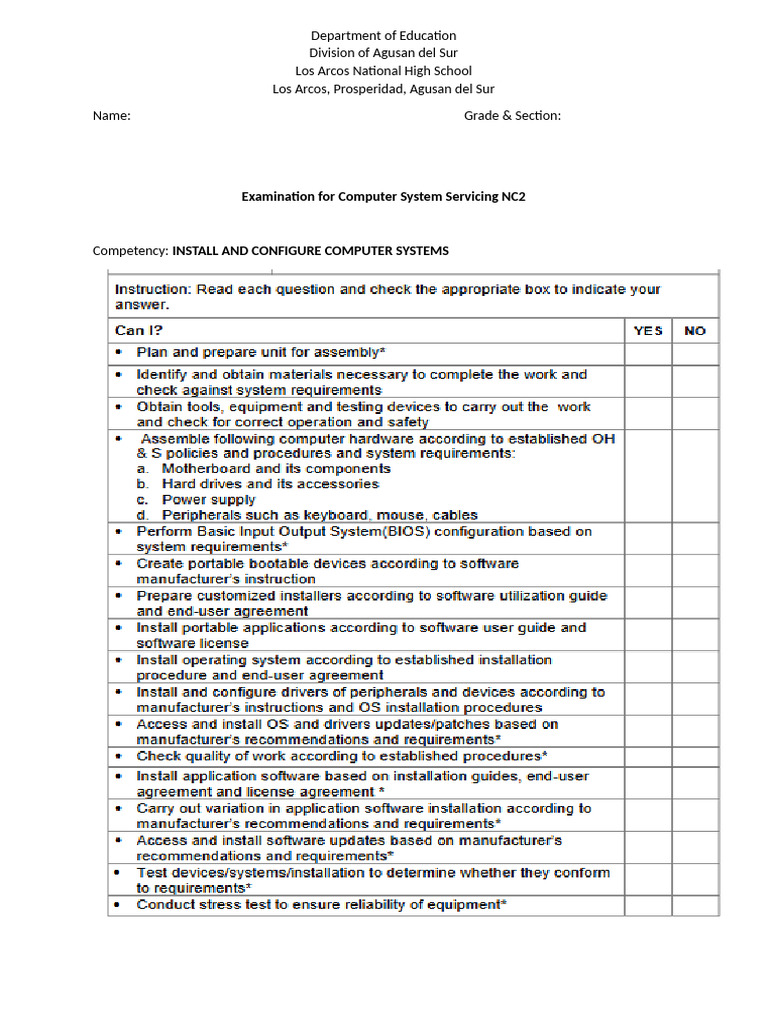 Examination | PDF