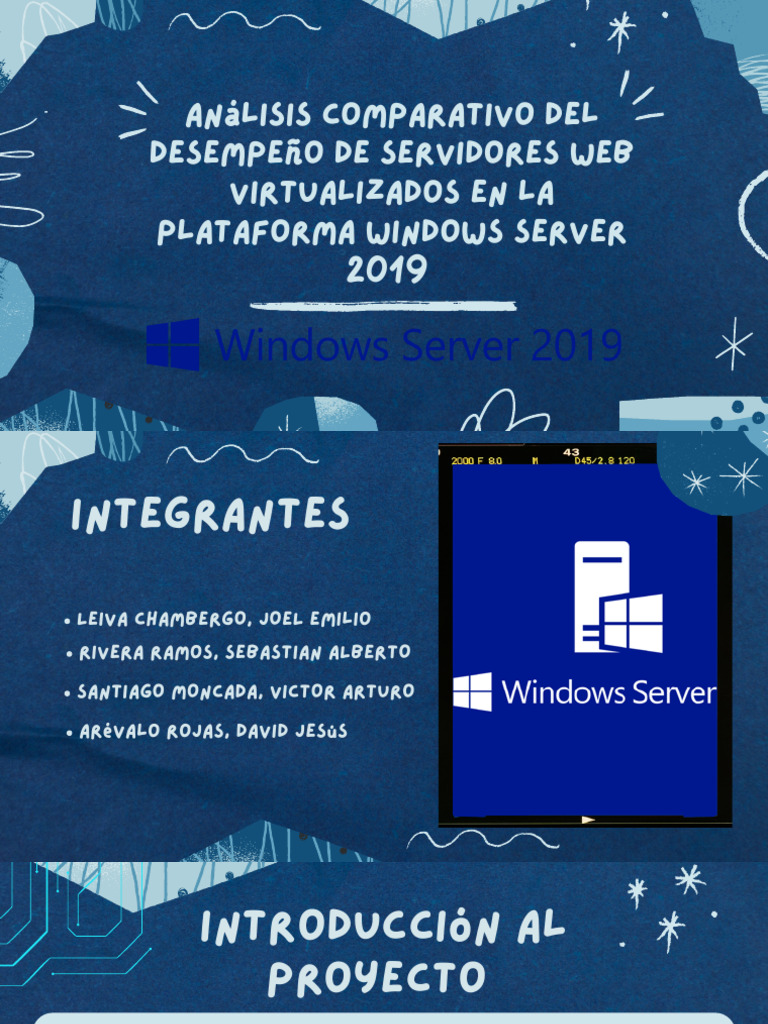 Presentación Proyecto Creativo Moderno Azul | PDF | Servidor HTTP Apache | Servicios de ...