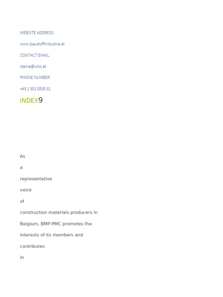 European Construction Industry Overview | PDF | Construction Aggregate | European Union