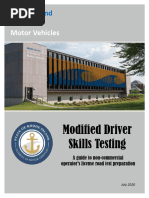 Massachusetts Class D Road Test Guide | PDF | Vehicles | Transport