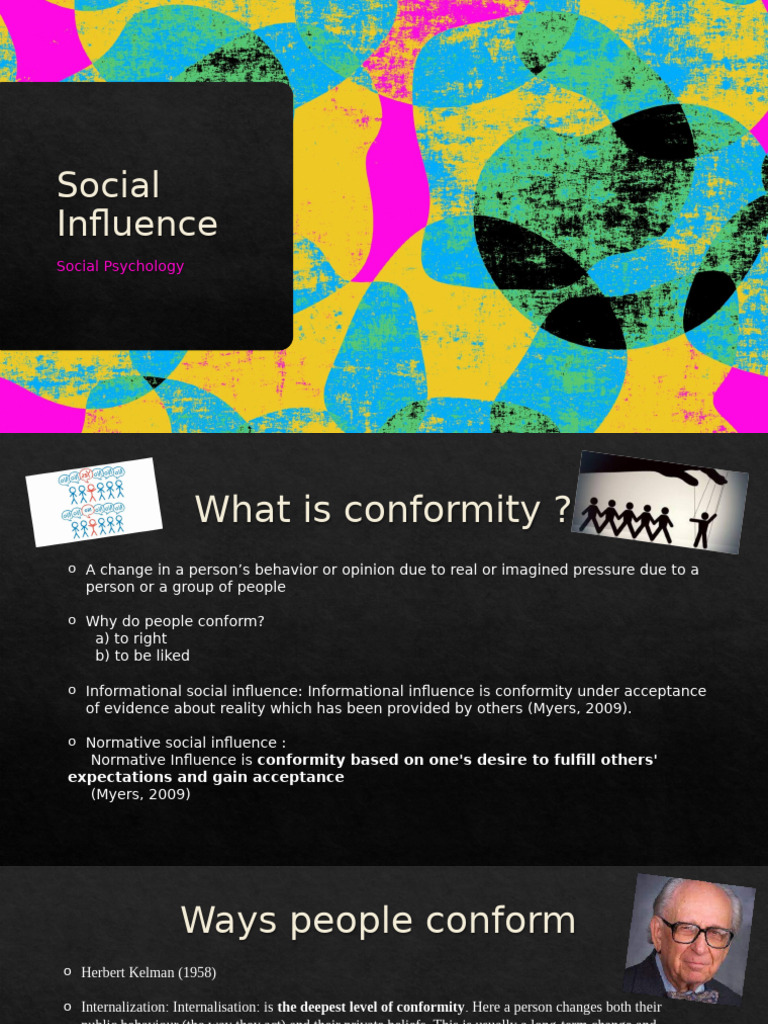 Social influence | PDF | Obedience (Human Behavior) | Conformity