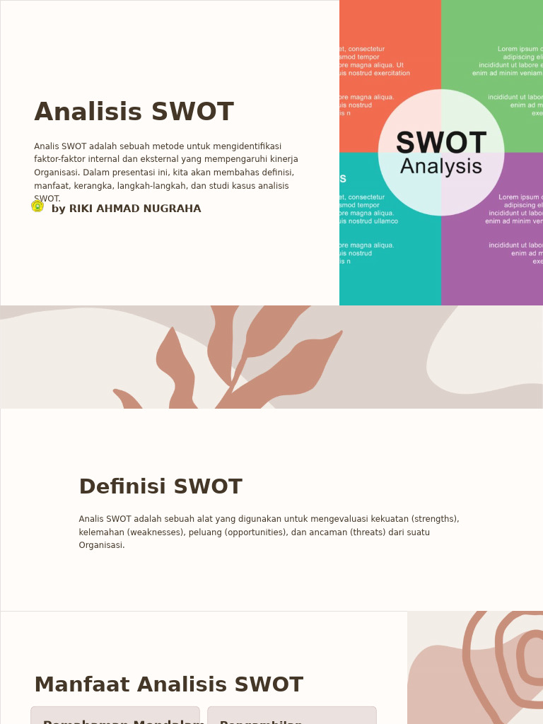 Analisis-SWOT Dalam Organisasi | PDF