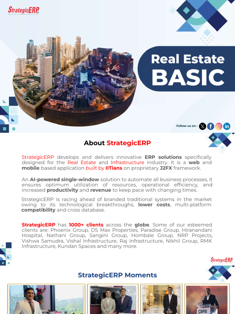 StrategicERP Real Estate Basic | PDF | Enterprise Resource Planning | Computing