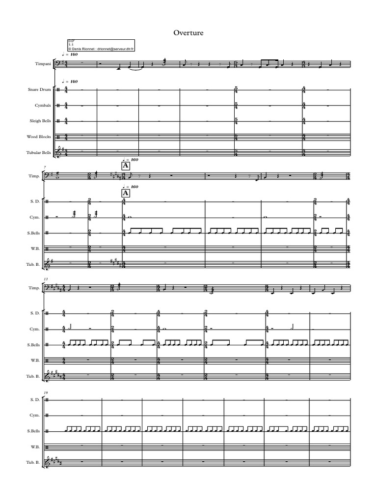 01 Overture Perc | PDF