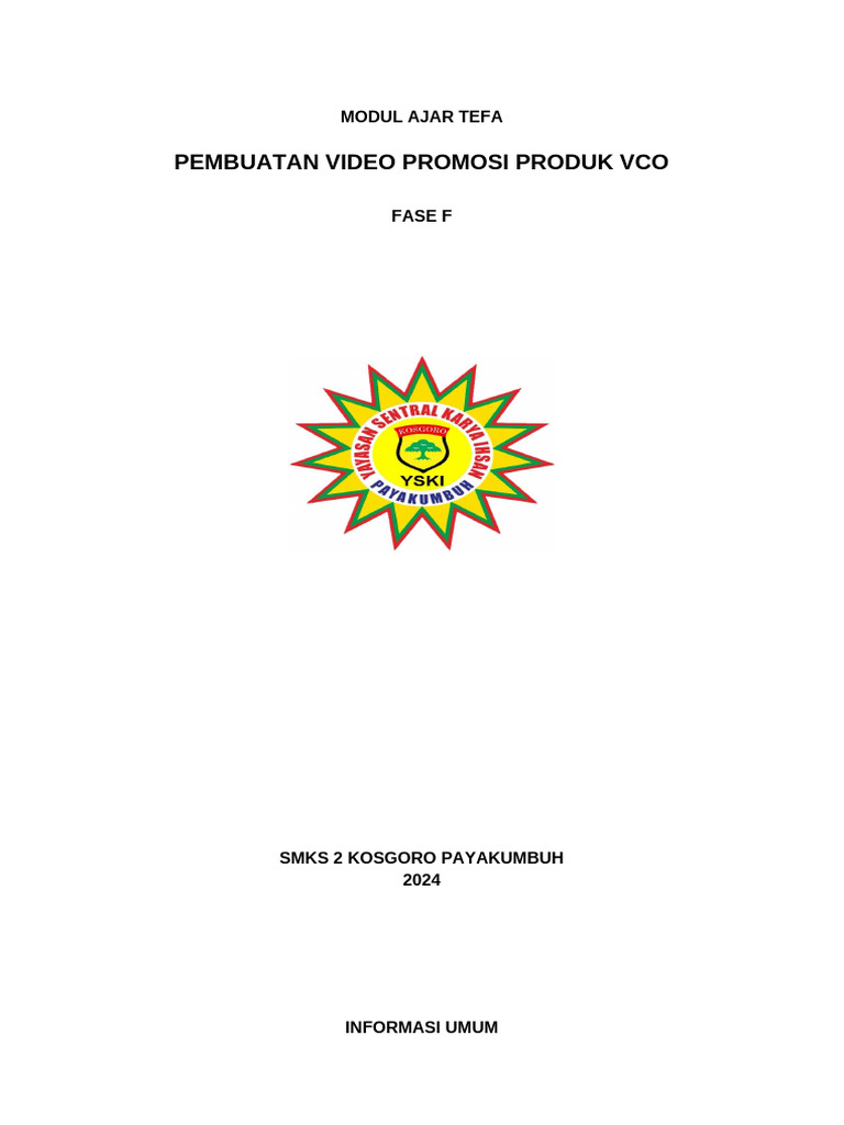 Form - WS02-04. MODUL KONSENTRASI MODEL TEFA. Terbaru | PDF