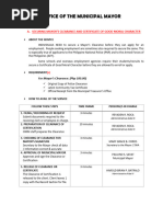 Steps to Secure Mayor's Clearance | PDF