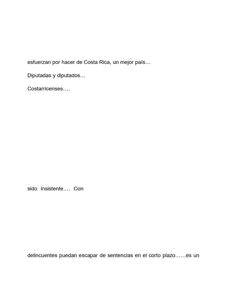 Discurso PUSC | PDF | Costa Rica | Pobreza