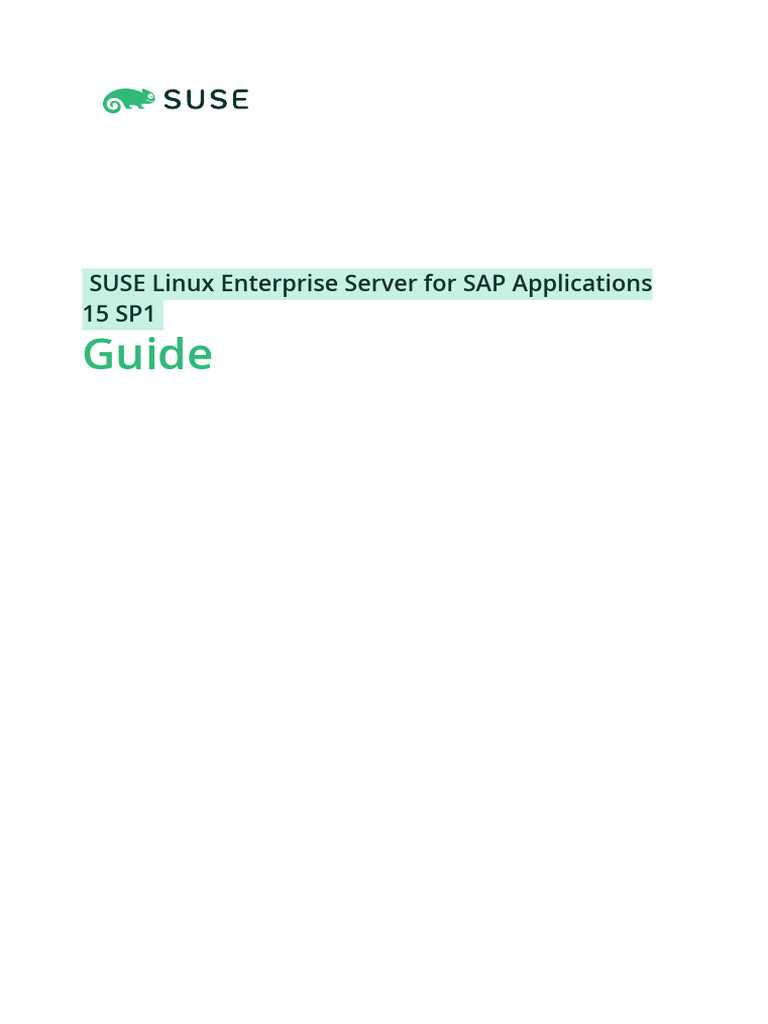 SLES4SAP-guide_SUSE_en | PDF | Software Repository | Linux