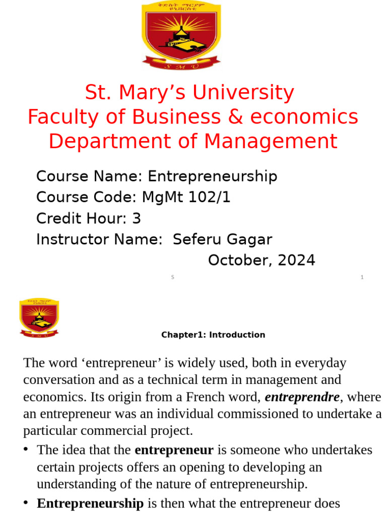 PPt Entrepreneurship | PDF | Entrepreneurship | Marketing