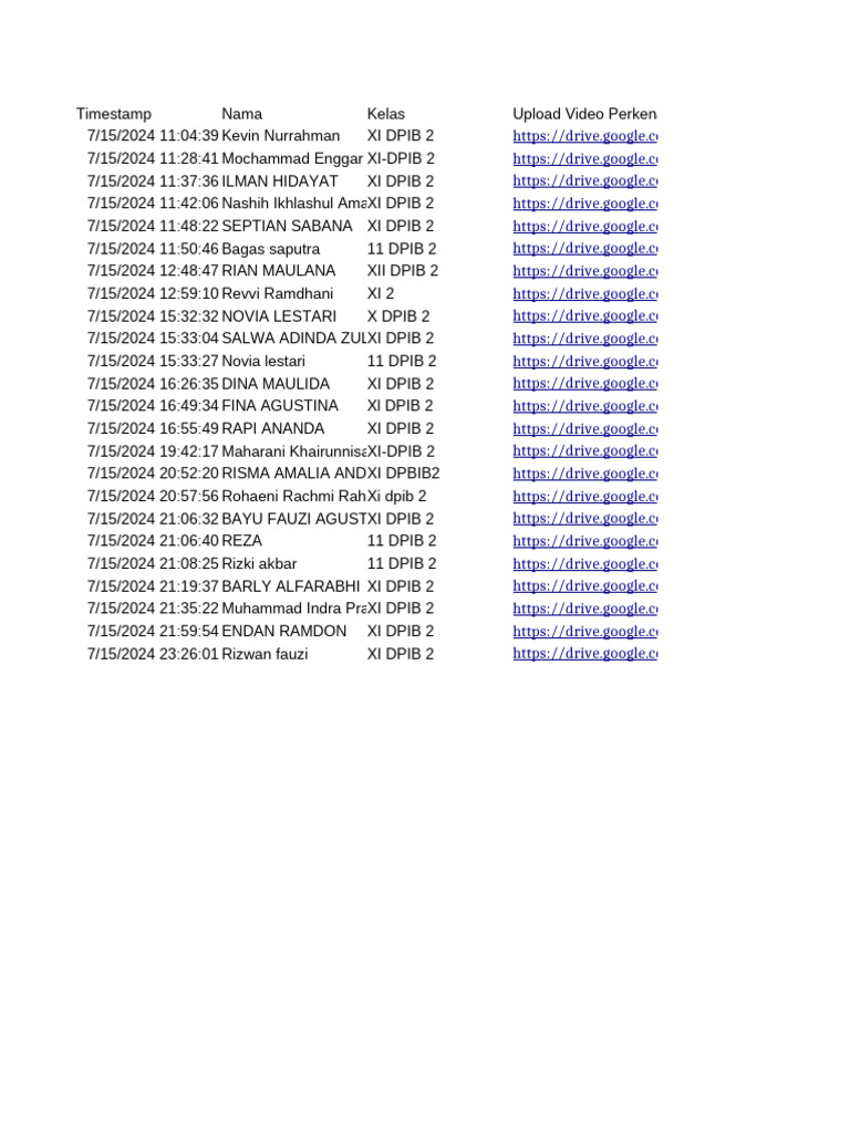 Tugas 1 Perkenalan Siswa | PDF