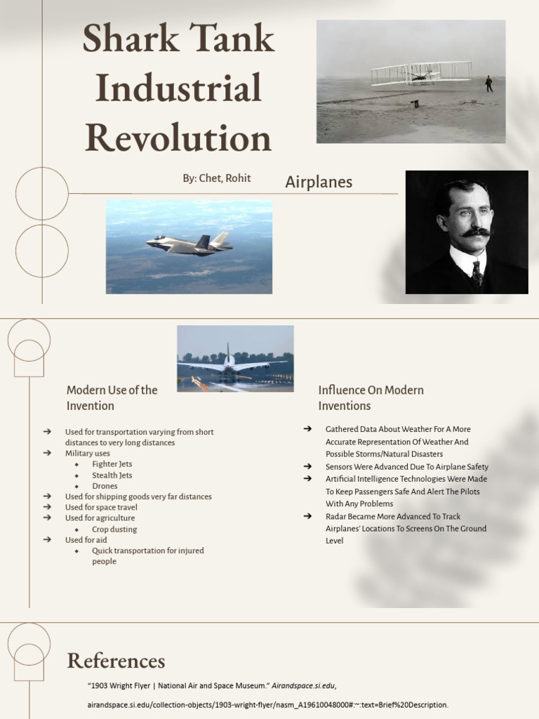 Shark Tank Industrial Revolution | PDF