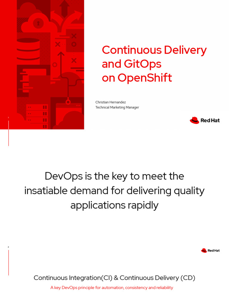 Continuous Delivery and GitOps on OpenShift | PDF | Software Industry ... Continuous Delivery and GitOps on OpenShift | PDF | Software Industry ...
