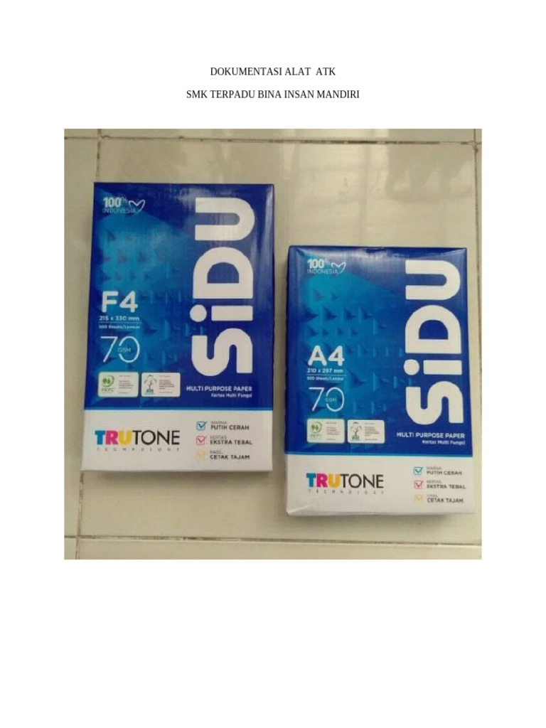 DOKUMENTASI ALAT ATK | PDF