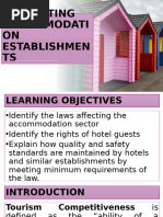 Accommodation Laws and Standards Guide | PDF | Hotel | Building Code