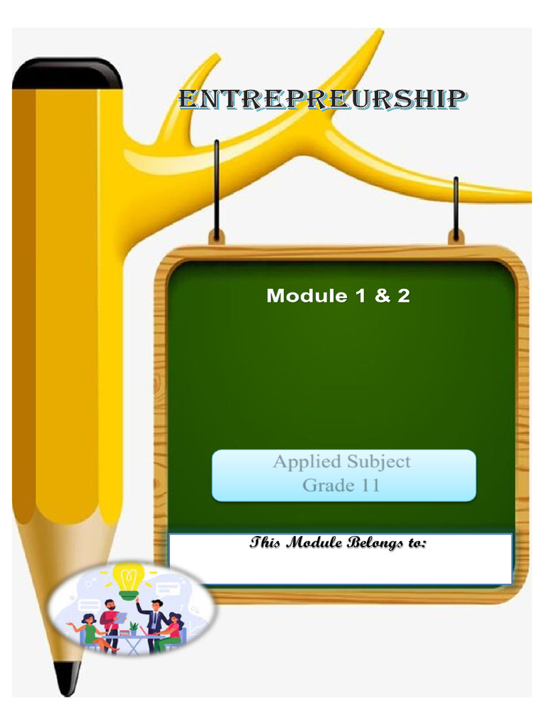 Entrepreneurship-Module-1-Week-1 | PDF | Entrepreneurship | Social ...