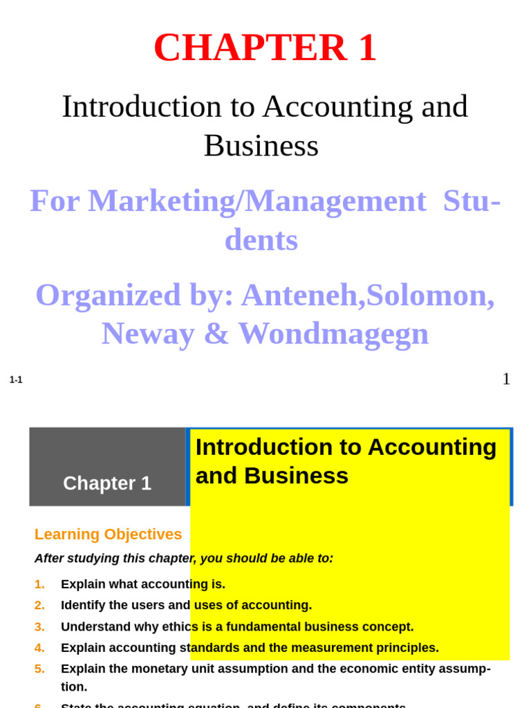 Introduction to Accounting Basics | PDF | Equity (Finance) | Expense