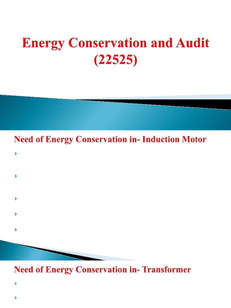 Energy Conservation in Induction Motors | PDF | Transformer | Electric ...