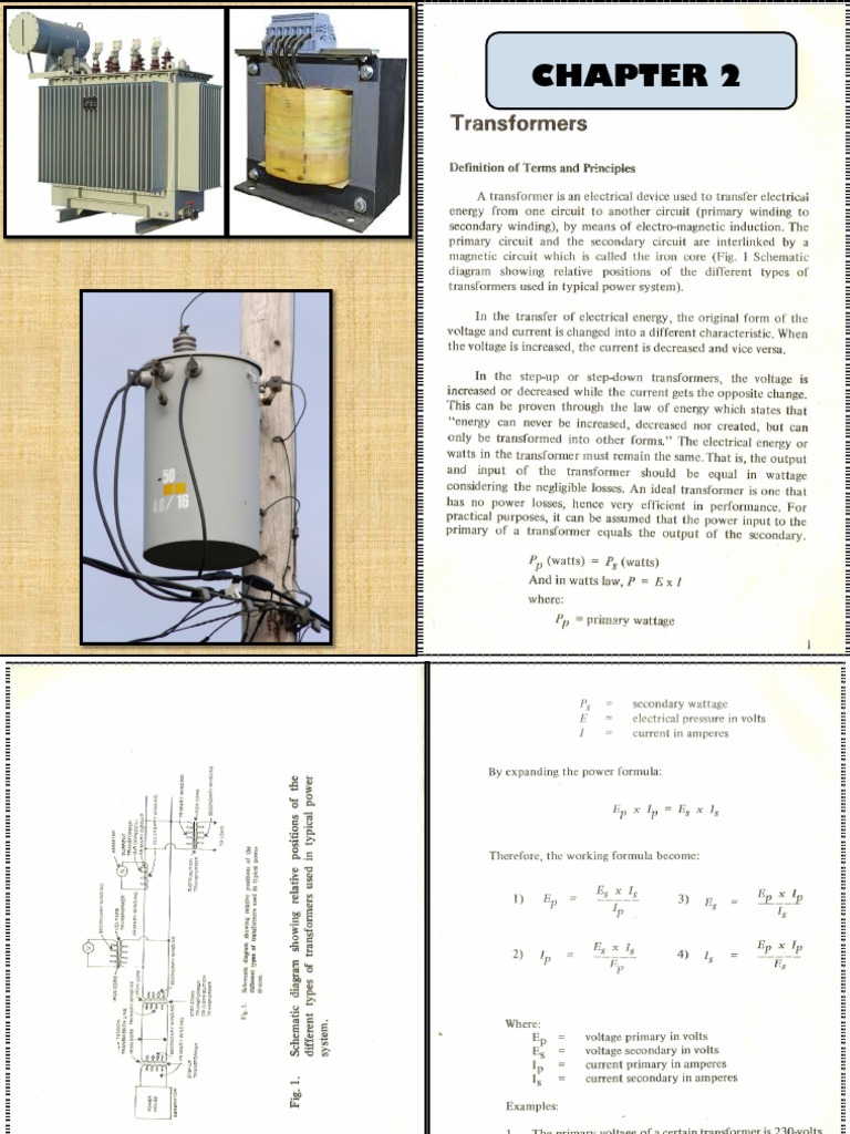 Chapter 2 Transformers | PDF